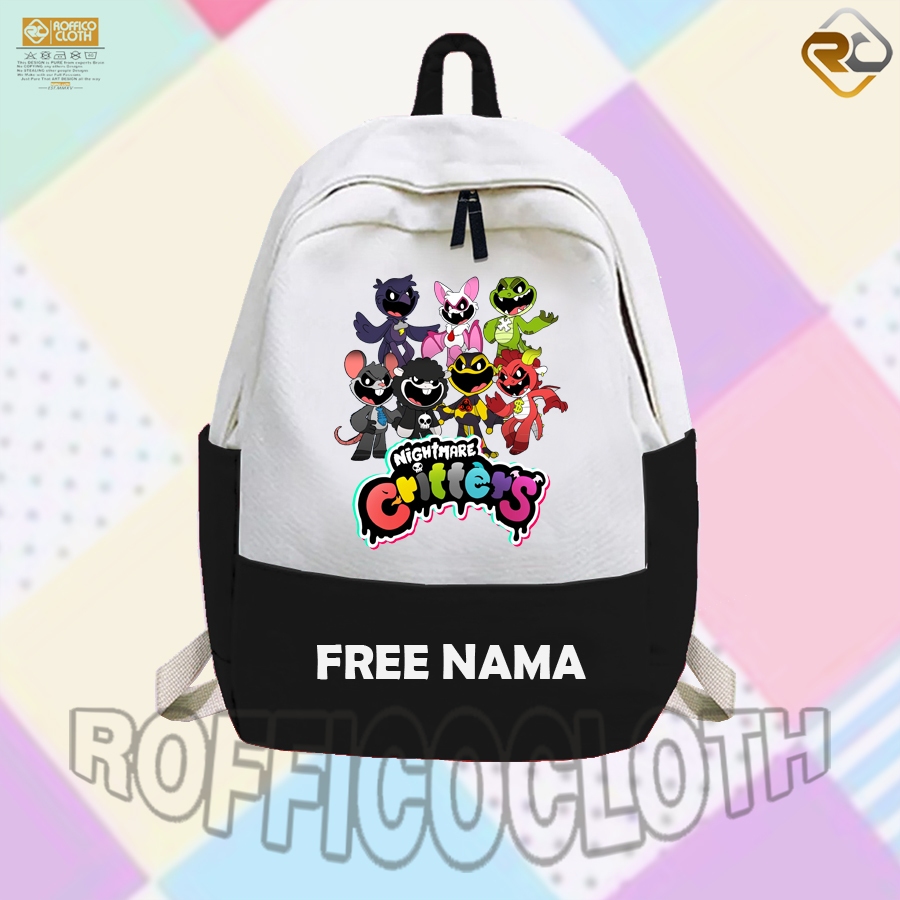 Jual TAS RANSEL ANAK TAS SEKOLAH ANAK KARAKTER Nightmare Critters | Poppy Playtime chapter 4 ...