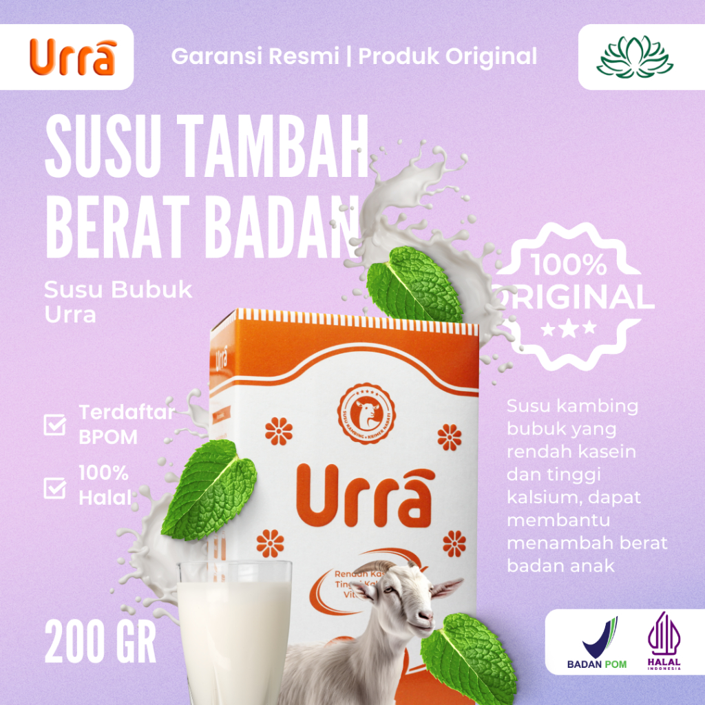 Jual SUSU URRA Original Untuk Penambah Berat Badan & Tinggi Badan Anak ...