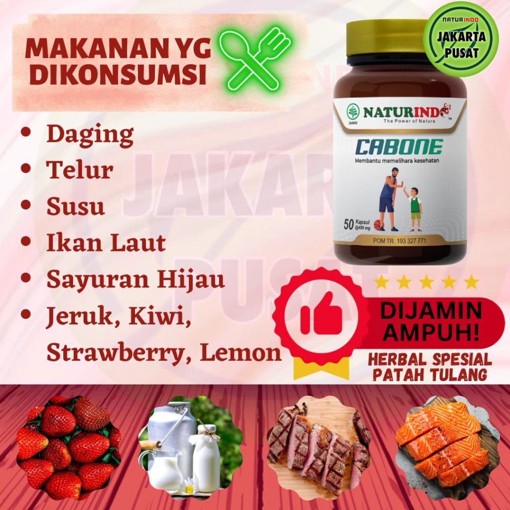 Jual Naturindo Obat Herbal Suplemen Nutrisi Kalsium Peninggi Badan ...