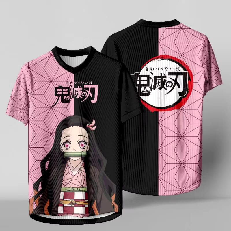 Jual Jersey Keren Demon Slayer Full Printing Free Custom nama & nomor ...