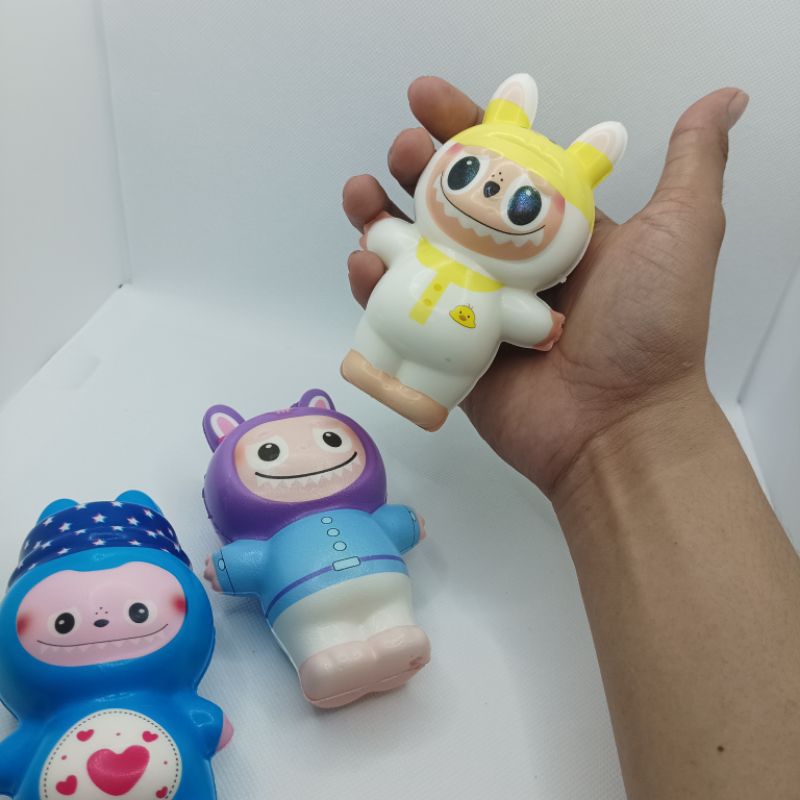 Jual Squishy Labubu 12Cm Squishy Soft Stress Relief Mainan Anak ...