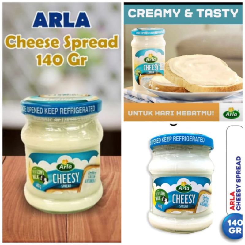 Jual Arla Cheese Spread Keju Oles 140gr | Shopee Indonesia
