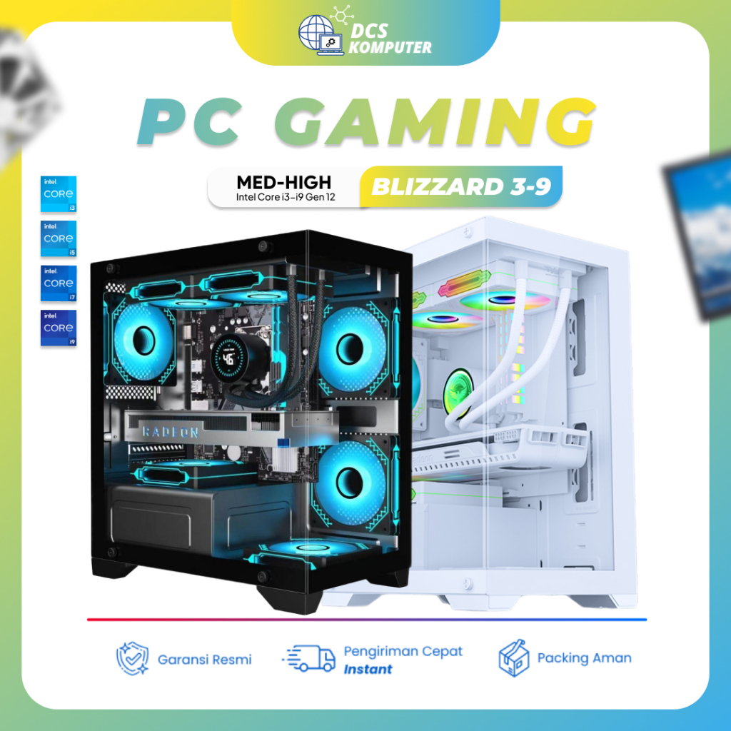 Jual PC Gaming Editing Rendering High intel i3/i5/i7/i9 Gen 12 Ram 32GB ...