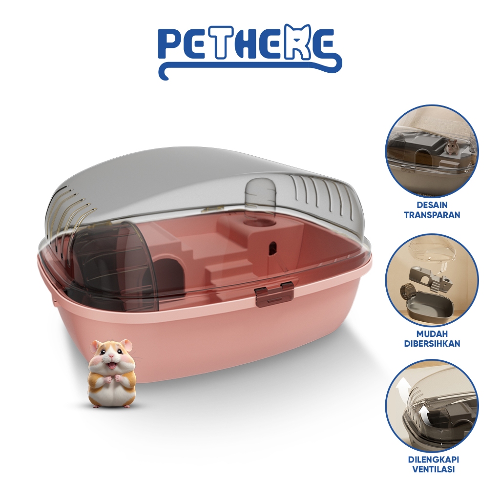 Jual DISKON 50%! PET THERE Kandang Hamster 1 Set F22 Hamster/Rumah ...
