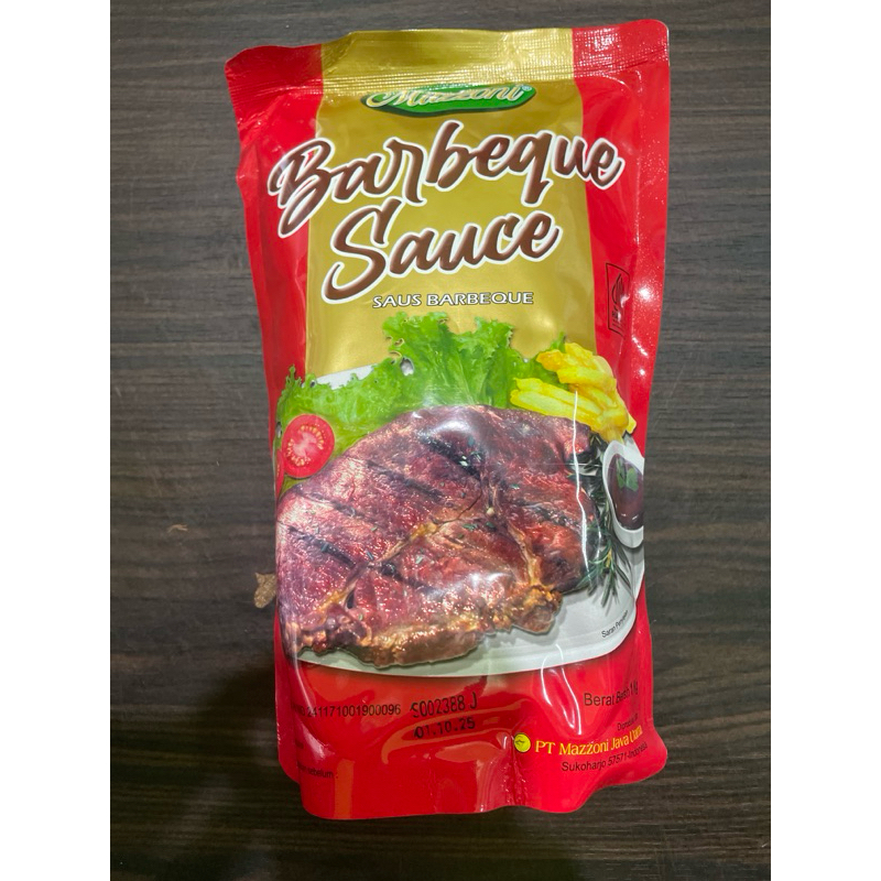 Jual mazzoni saus barbeque kemasan 1kg | Shopee Indonesia