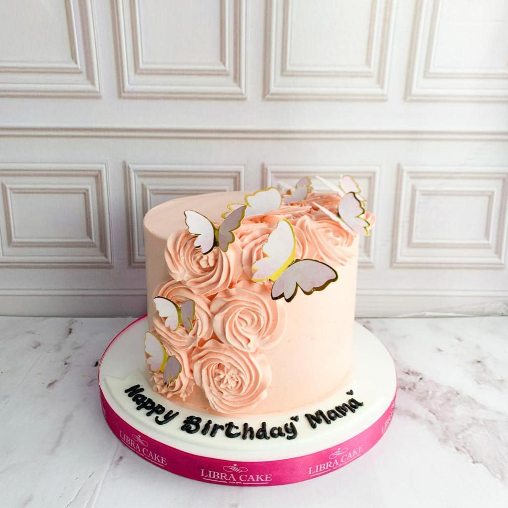 Jual Kue Ulang Tahun/Birthday Cake/kue Ultah tema Kupu-kupu/Kue Birthday jakarta | Shopee Indonesia