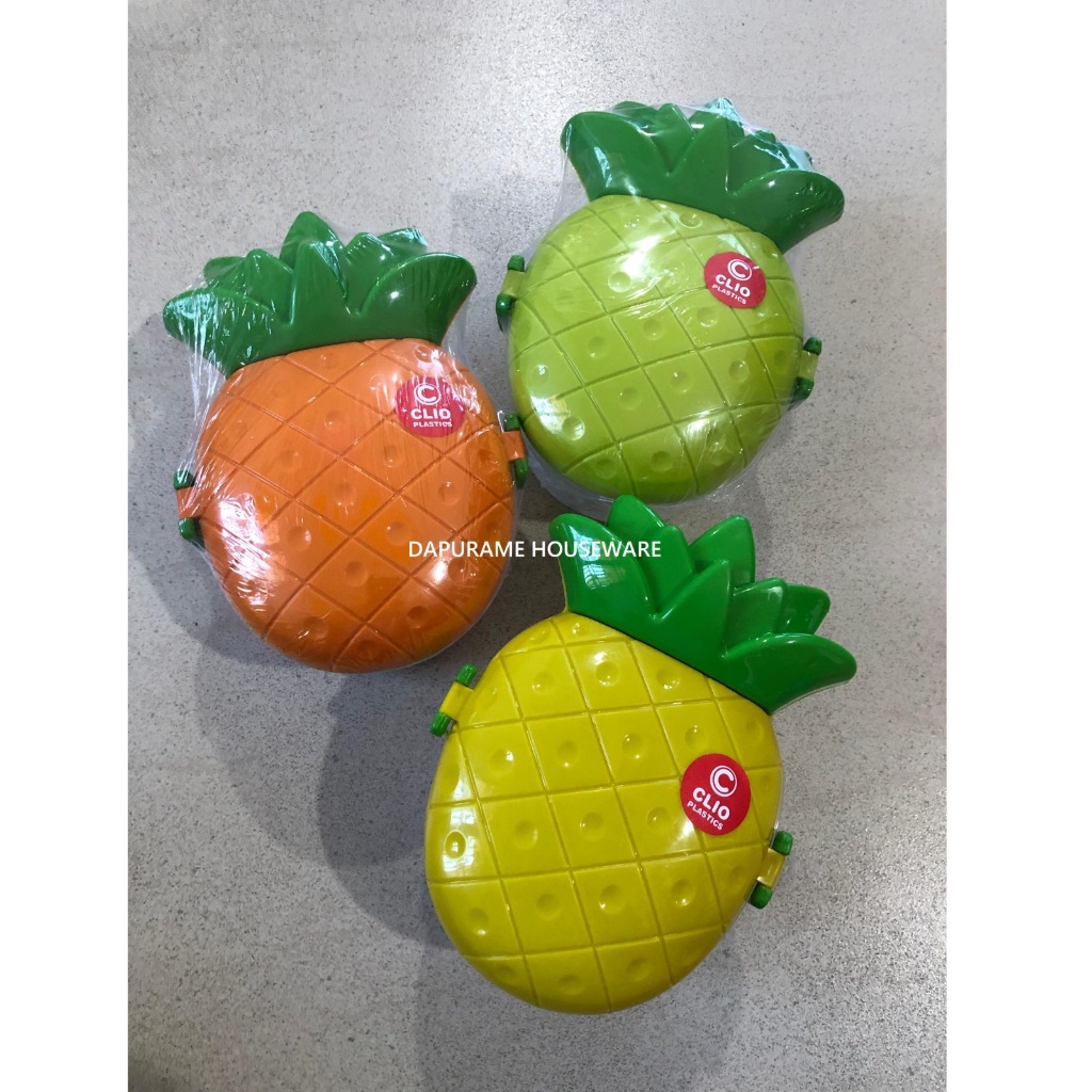 Jual KOTAK BEKAL / LUNCH BOX PINEAPPLE CESU / KOTAK MAKAN SEKAT ...