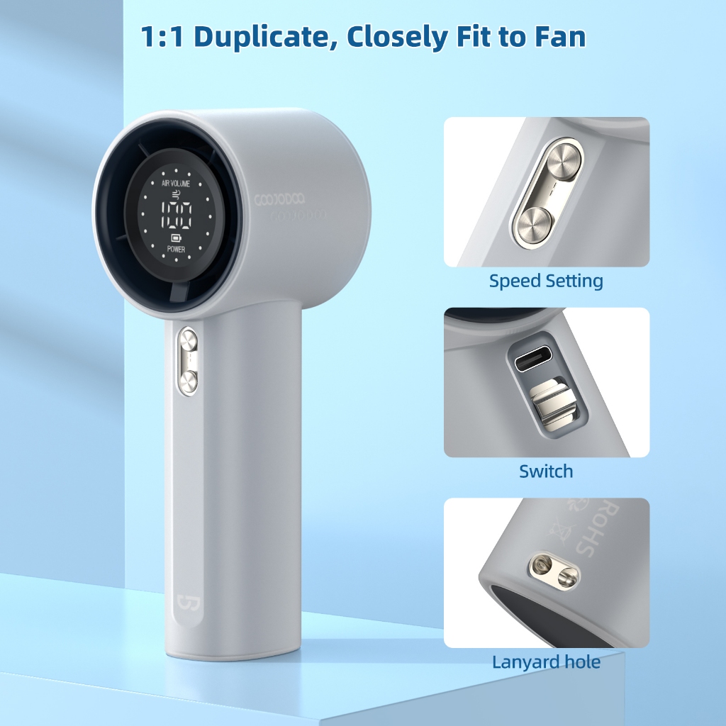 Jual GOOJODOQ High-Speed Fan Protective Case Cover Silicone Transparent ...