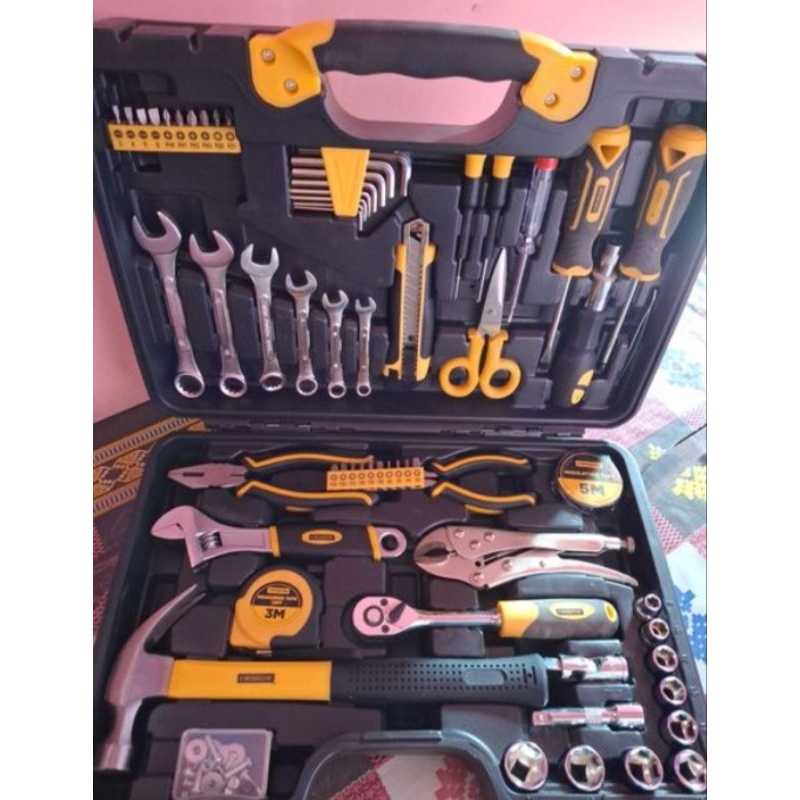 Jual Tool Kit Set Perkakas 63 pc KRISBOW toolkit perkakas Set box ...