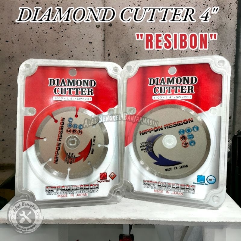 Jual DIAMOND WHEEL "RESIBOND" 4" VARIAN (KERING/BASAH) ||MATA POTONG ...
