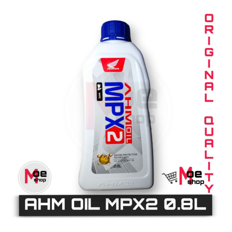 Jual OLI HONDA MATIC AHM OIL MPX2 10W-30 API SL JASO MB 0.8L ORIGINAL | Shopee Indonesia