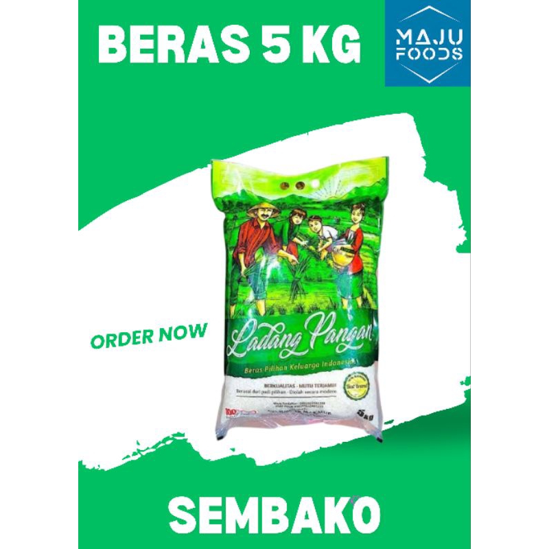 Jual Beras Premium Ladang Pangan 5 Kg | Shopee Indonesia