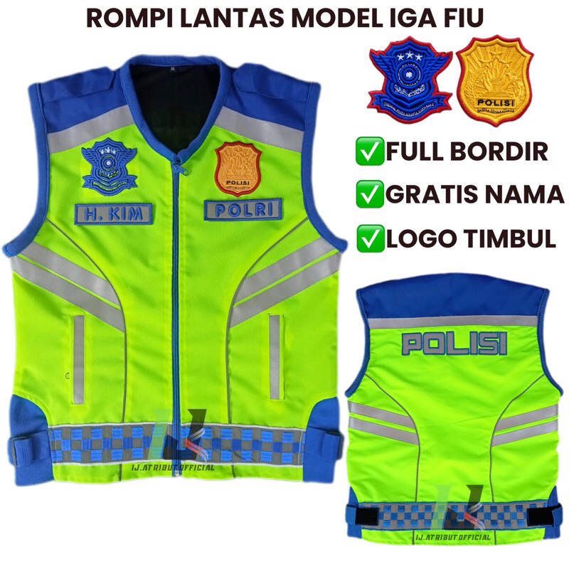 Jual Rompi Polisi Lalu Lintas Rompi Polantas Rompi Lapangan Model ...