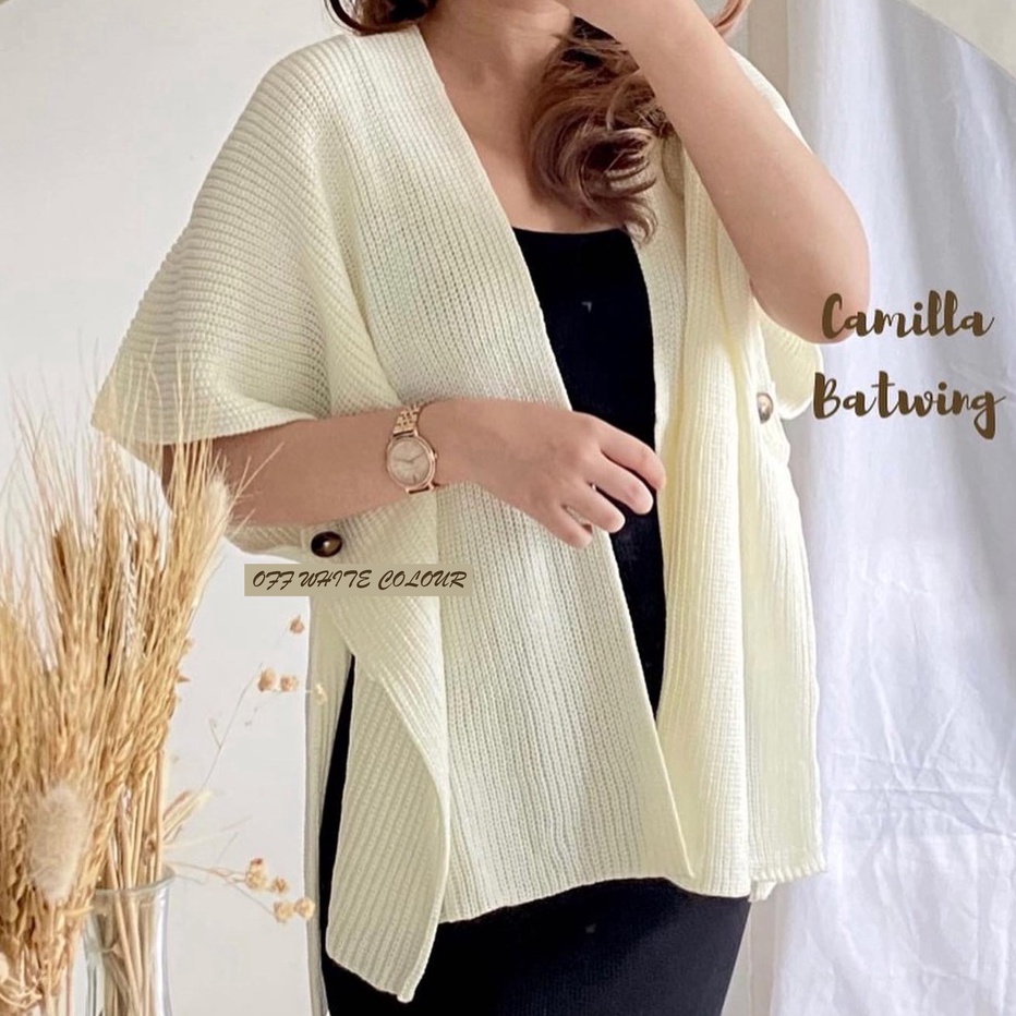 Jual OUTER RAJUT CAMILLA BATWING | Shopee Indonesia