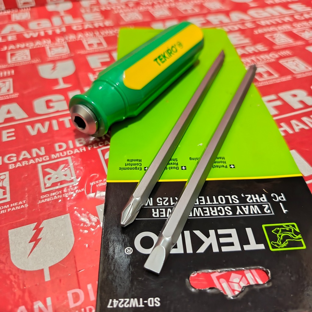 Jual Tekiro obeng dua arah / obeng bolak balik / two way screwdriver ...