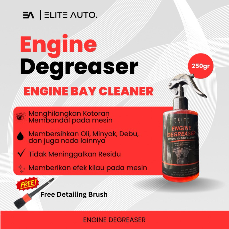 Jual Elite Engine Degreaser 250ml Pembersih Kerak Mesin Motor Mobil ...