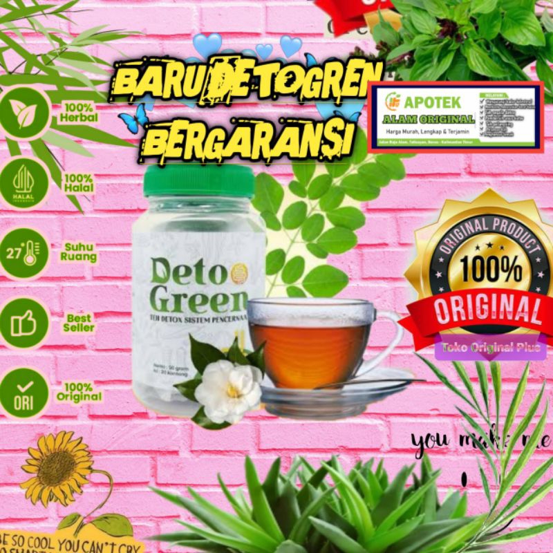 Jual PROMO TEH DETOGREEN TEH KESEHATAN UNTUK USUS TEH PELANCAR ...