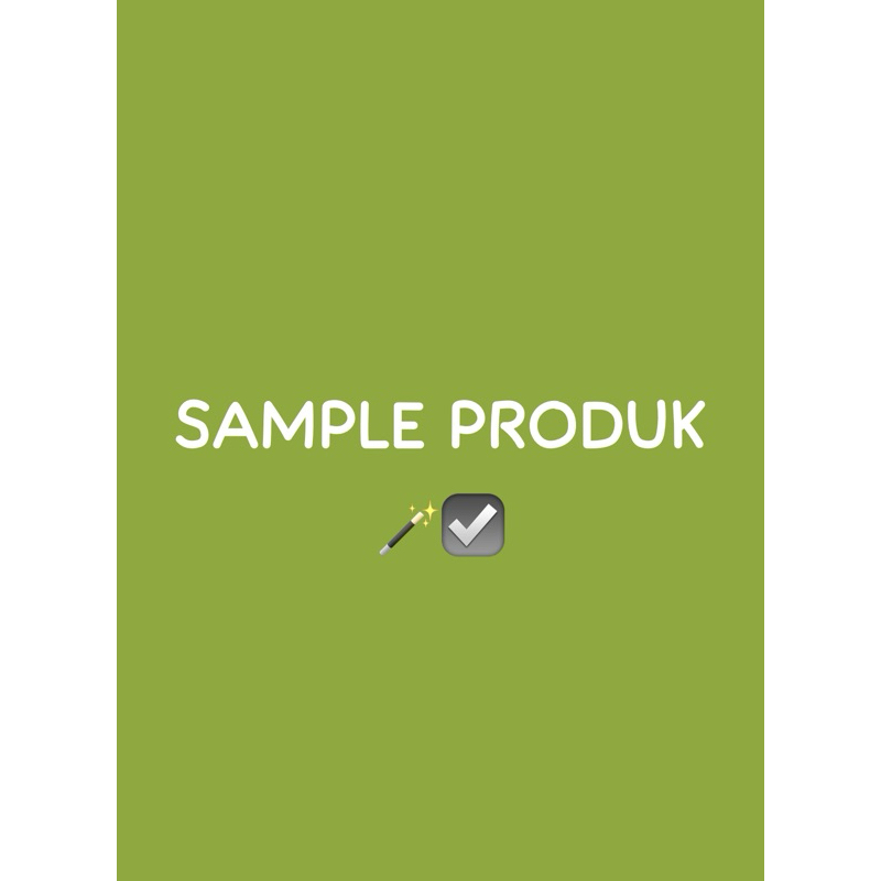 Jual SAMPLE PRODUK | Shopee Indonesia