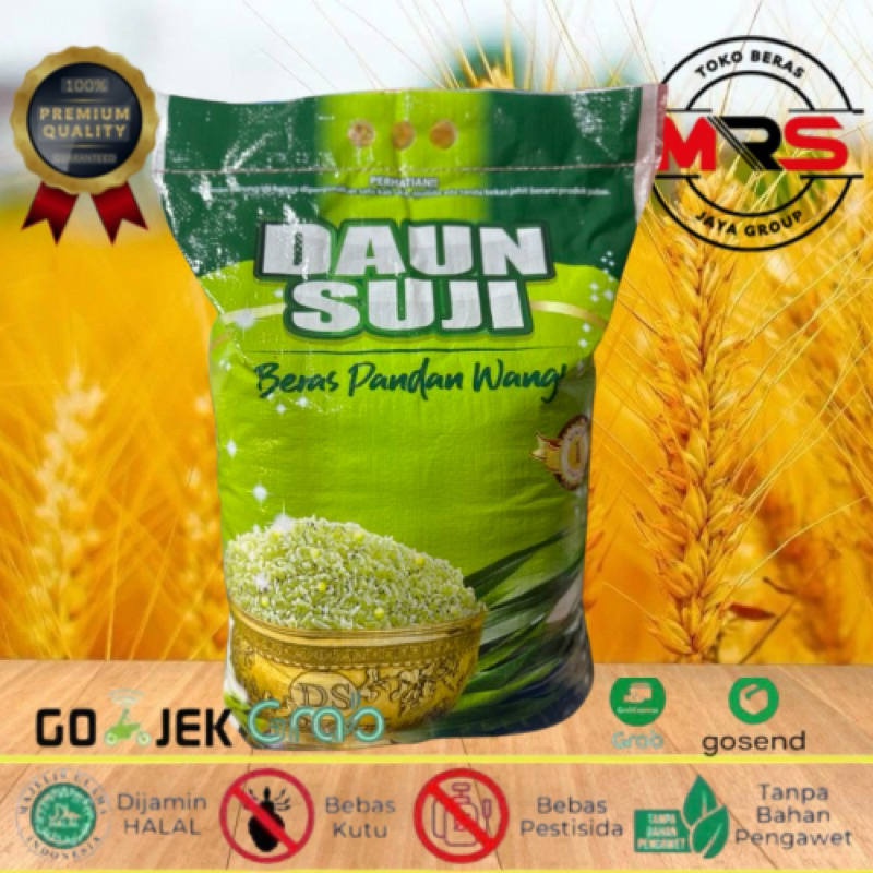 Jual BERAS CAP DAUN SUJI PREMIUM (LITERAN) 5,10,&20LITER | Shopee Indonesia