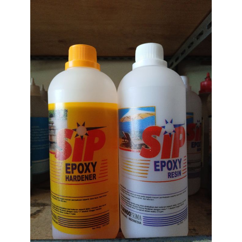 Jual LEM EPOXY LEM POKSI LEM POXY SIP BESAR HARDINER & RESIN/LEM KAYU ...