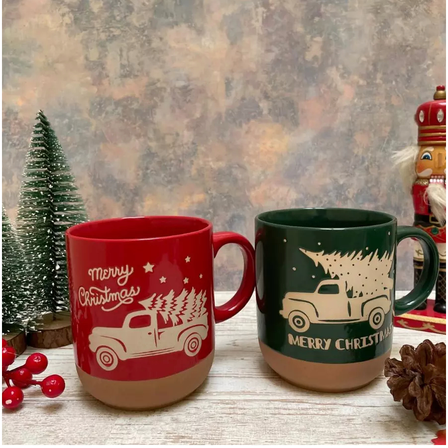 Jual American Classic Large Christmas Mug Ceramic Perfect Size for Hot ...