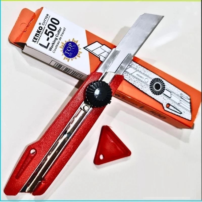 Jual Murah Cutter Besar Pisau L500 Kenko ( per pcs ) | Shopee Indonesia