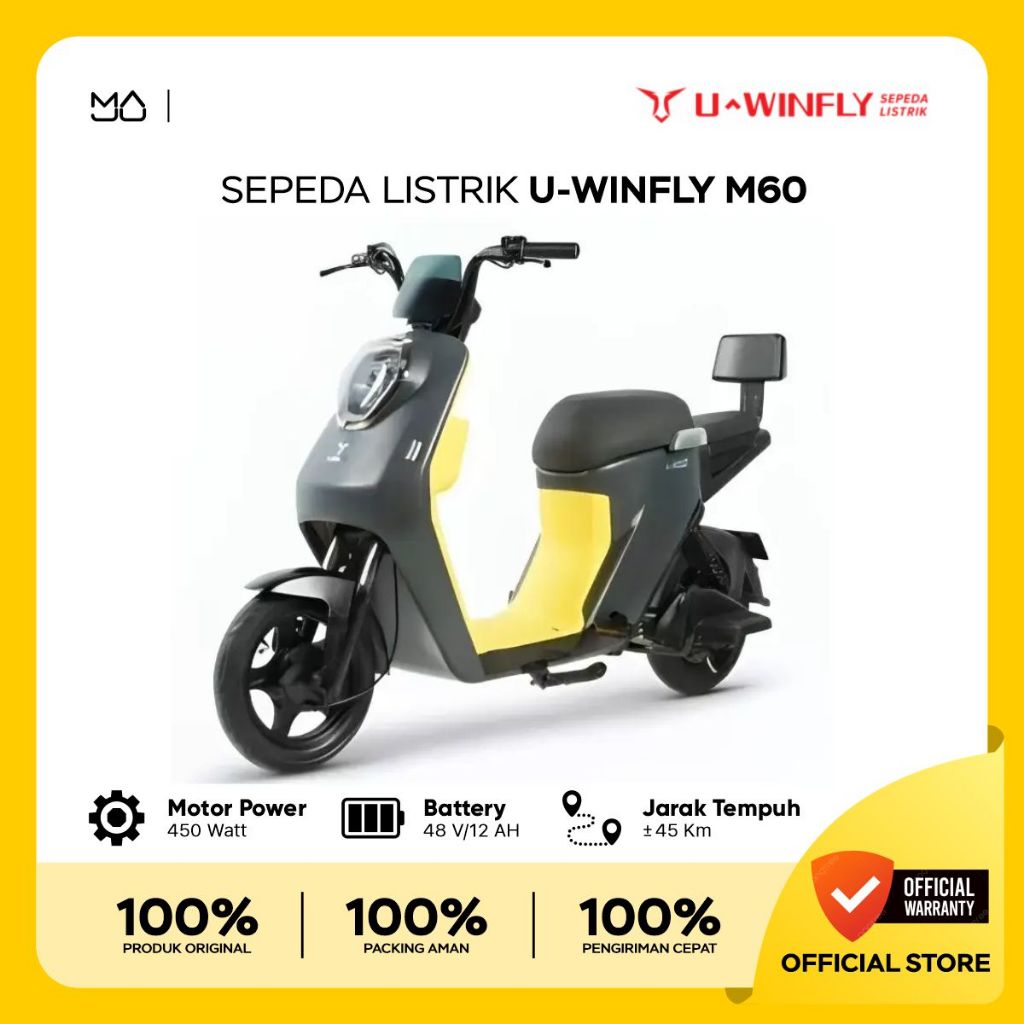 Jual Sepeda Listrik Uwinfly M60 500 Watt - Garansi Resmi | Shopee Indonesia