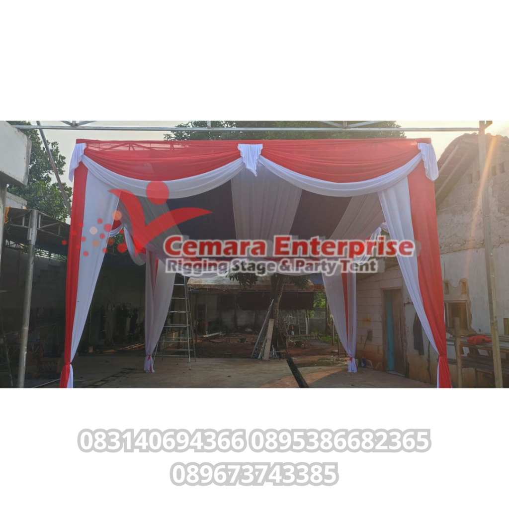 Jual JASA BUAT/JUAL TENDA UKURAN 4M X 6M UNTUK KEPERLUAN PESTA, HAJATAN ...
