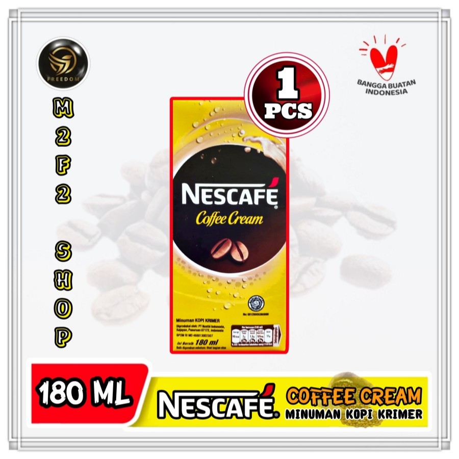 Jual Nescafe Coffee Cream UHT | Kopi Kotak Krim Instan - 180 ml ...