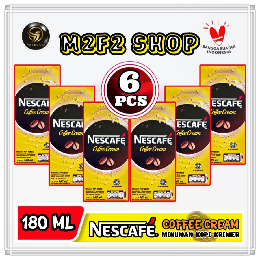 Jual Nescafe Coffee Cream UHT | Kopi Kotak Krim Instan - 180 ml ...