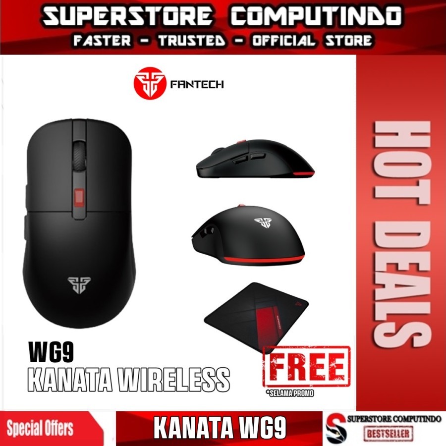 Jual Fantech KANATA WG9 RGB Wireless Gaming Mouse Macro | Shopee Indonesia