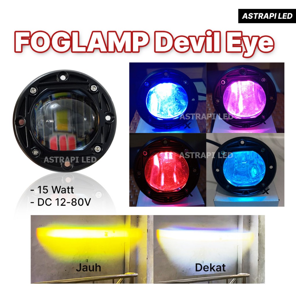 Jual X-Case Lampu Sorot Bemper LED Tembak Foglamp Bumper ARB 8D Offroad ...