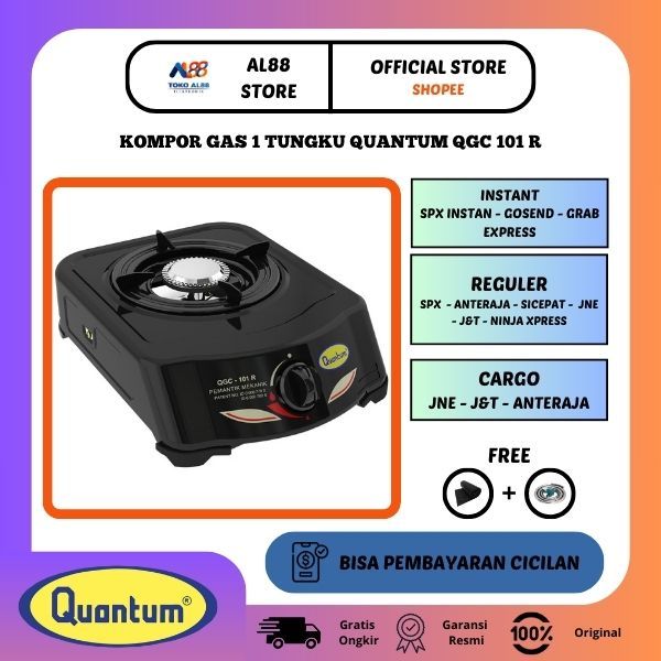 Jual Kompor Quantum 1 Tungku QGC-101-R | Shopee Indonesia