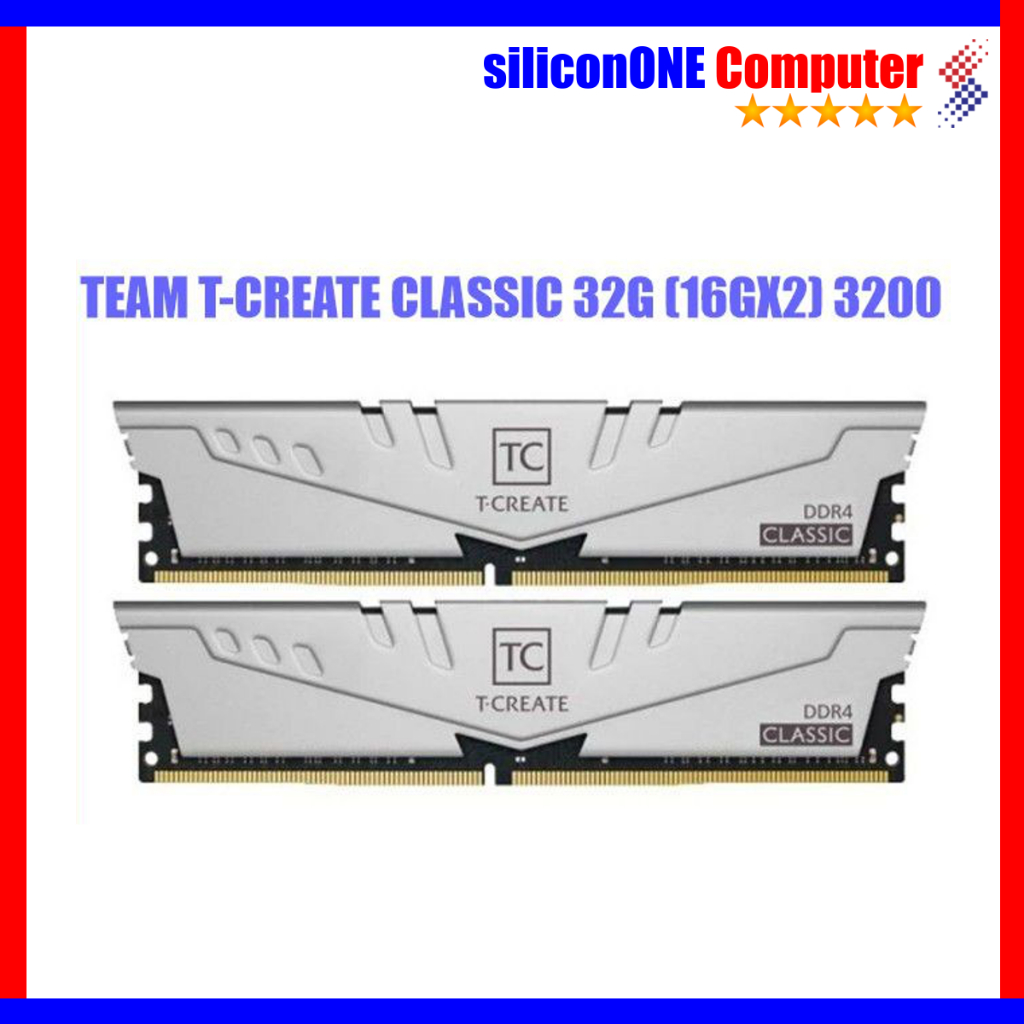 Jual Team 32G (16GX2) DDR4 3200 Mhz 32GB T-Create Classic TCreate | Shopee Indonesia