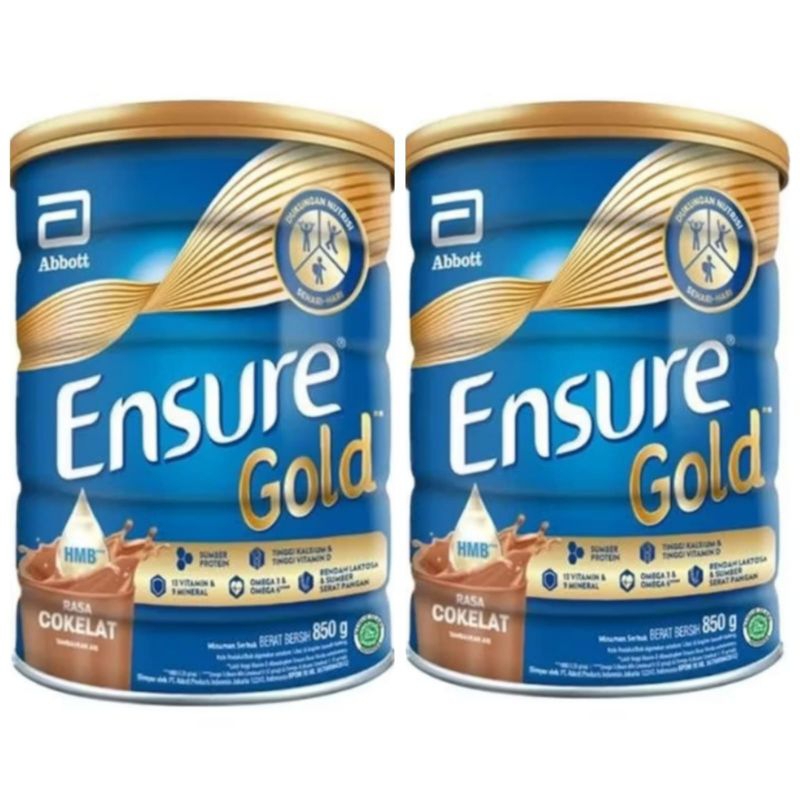 Jual ENSURE GOLD HMB COKELAT 800g BELI 2 KALENG LEBIH MURAH | Shopee ...