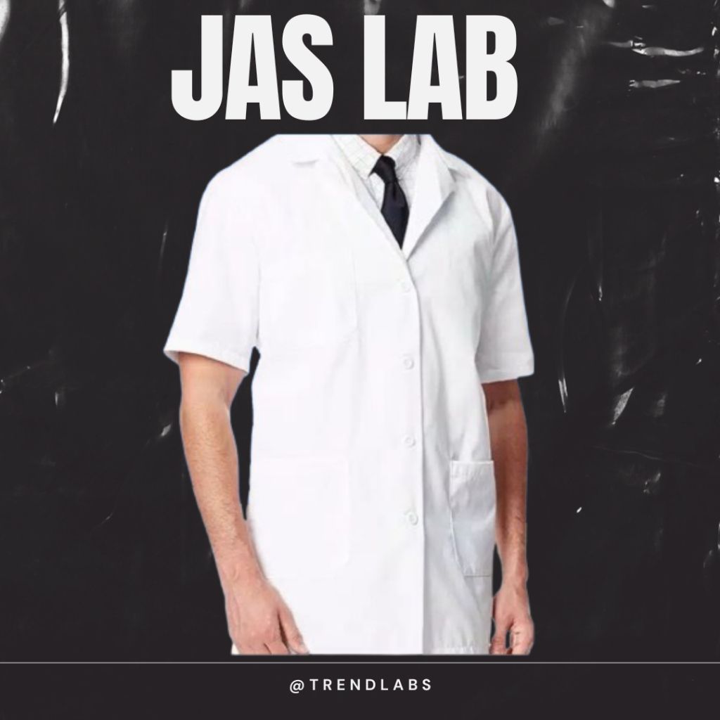 Jual JAS LAB PENDEK / JAS LABORATORIUM / PAKAIAN LABORAT LENGAN PENDEK ...