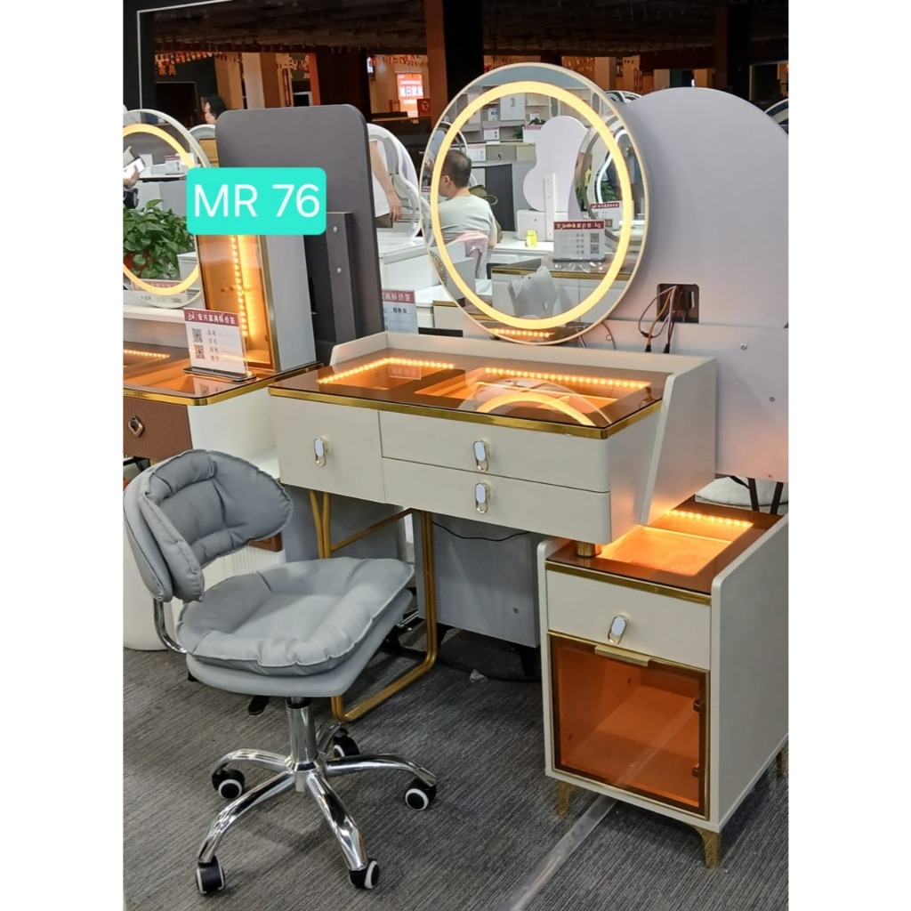 Jual [KARSINDO] Meja Rias LED 3 Warna | Meja Rias Mewah Minimalis ...