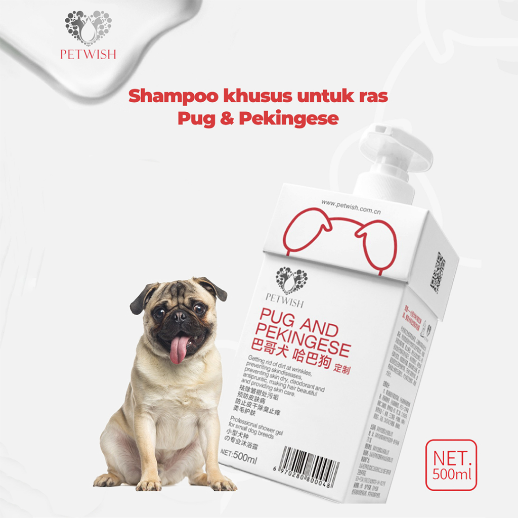 Jual Petwish Shampoo Anjing 500ML - Pug and Pekingese - Dog Shampoo ...