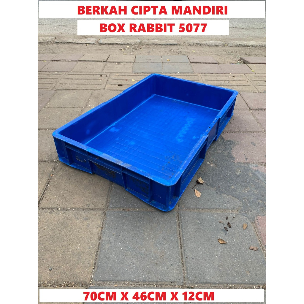 Jual Box Container Plastik Box Rabbit 5077 Bak Ikan Box Tahu Hidroponik ...