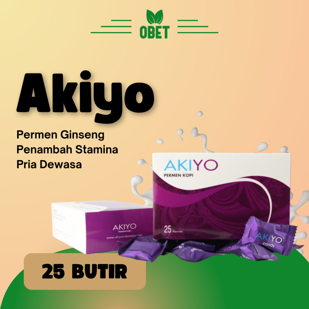 Jual Akiyo Candy Original 25 Pcs Permen Kopi Ginseng | Shopee Indonesia