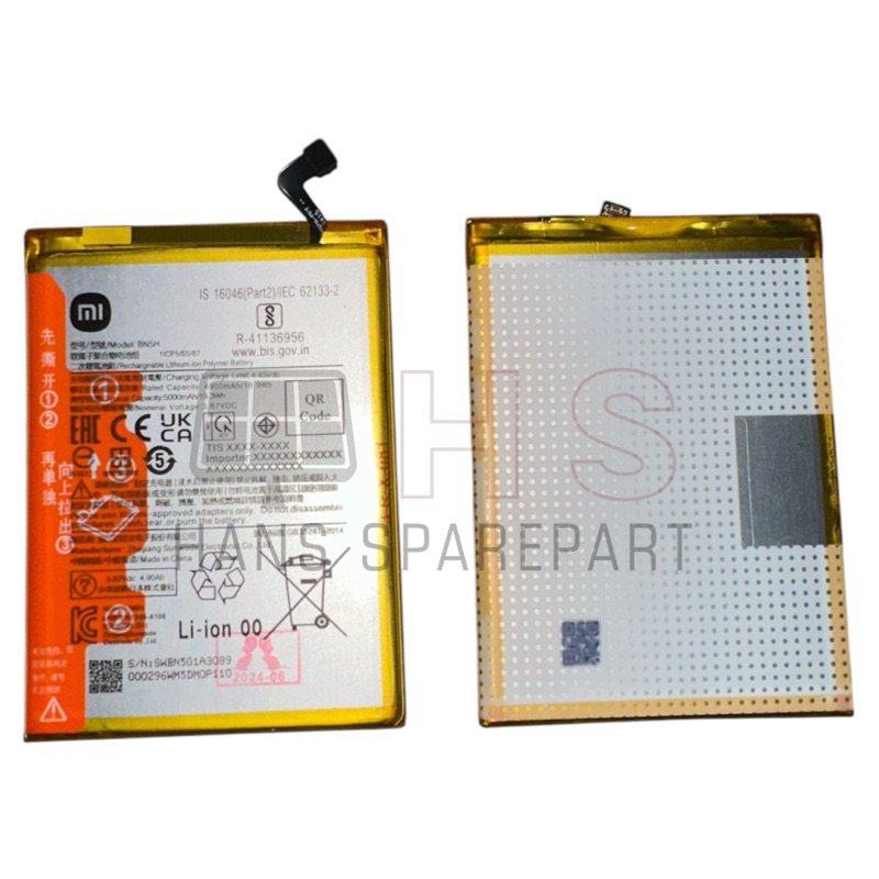 Jual BN5H BATERAI XIAOMI REDMI 10 5G / POCO M5 - ORIGINAL | Shopee ...
