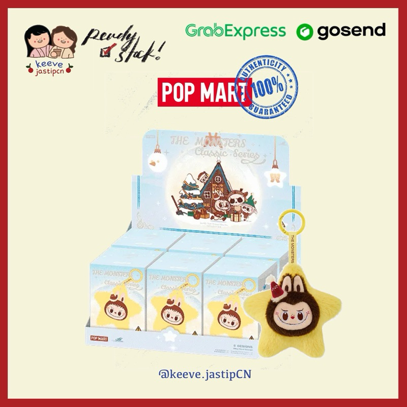 Jual POPMART THE MONSTERS CLASSIC SERIES CHRISTMAS KEYCHAIN BLIND BOX ...