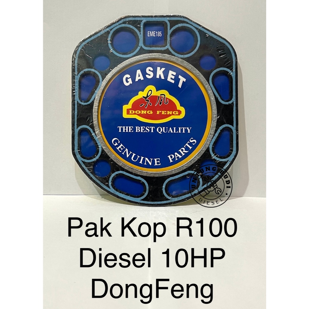 Jual Gasket Head R100 EM185 DongFeng Pak Kop Paking Deksel Seal Diesel 10HP | Shopee Indonesia