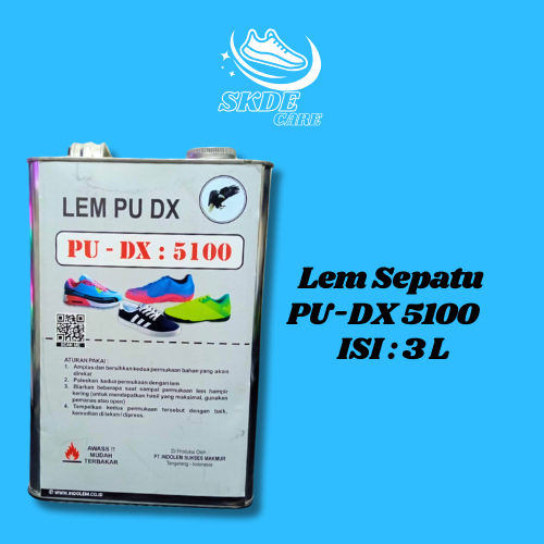 Jual LEM PU-DX 5100 3 LITER - Lem Press - Lem Bening - Lem Transparan ...