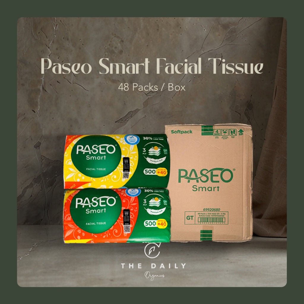Jual (Paket 1 Dus) Paseo Smart Facial Tissue - 48 Packs - Tissue - 1 ...