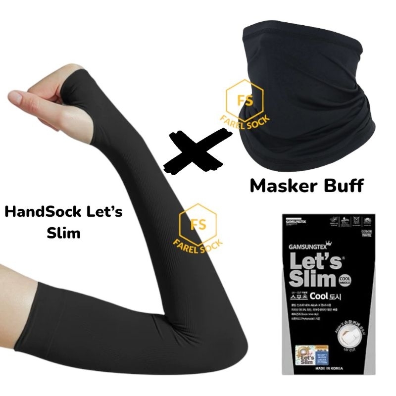 Jual Starter Pack Riding Hiking Masker Baff dan Manset Jempol LetsSlim ...