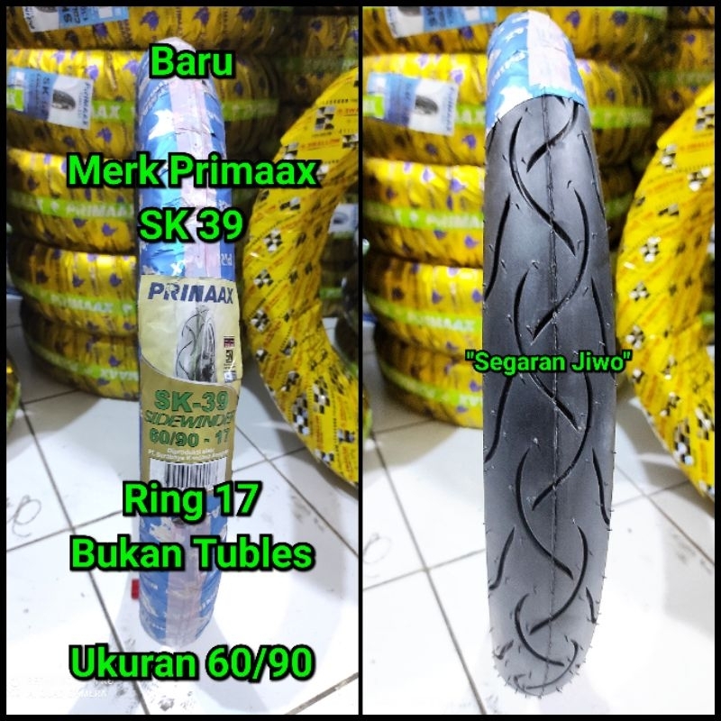 Jual Ban motor ring 17 ukuran 60/90 setara dengan ukuran 2.25 merk ...