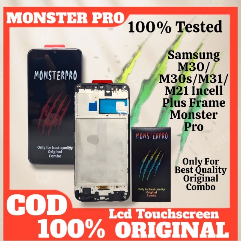 Jual LCD TOUCHSCREEN SAMSUNG M30/M30S/M31/M21 INCELL PLUS FRAME ...