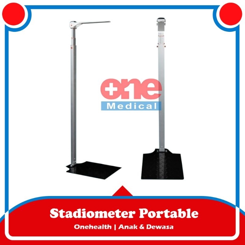 Jual OneHealth Stadiometer Alat Ukur Tinggi Badan Manual 85cm - 210cm ...