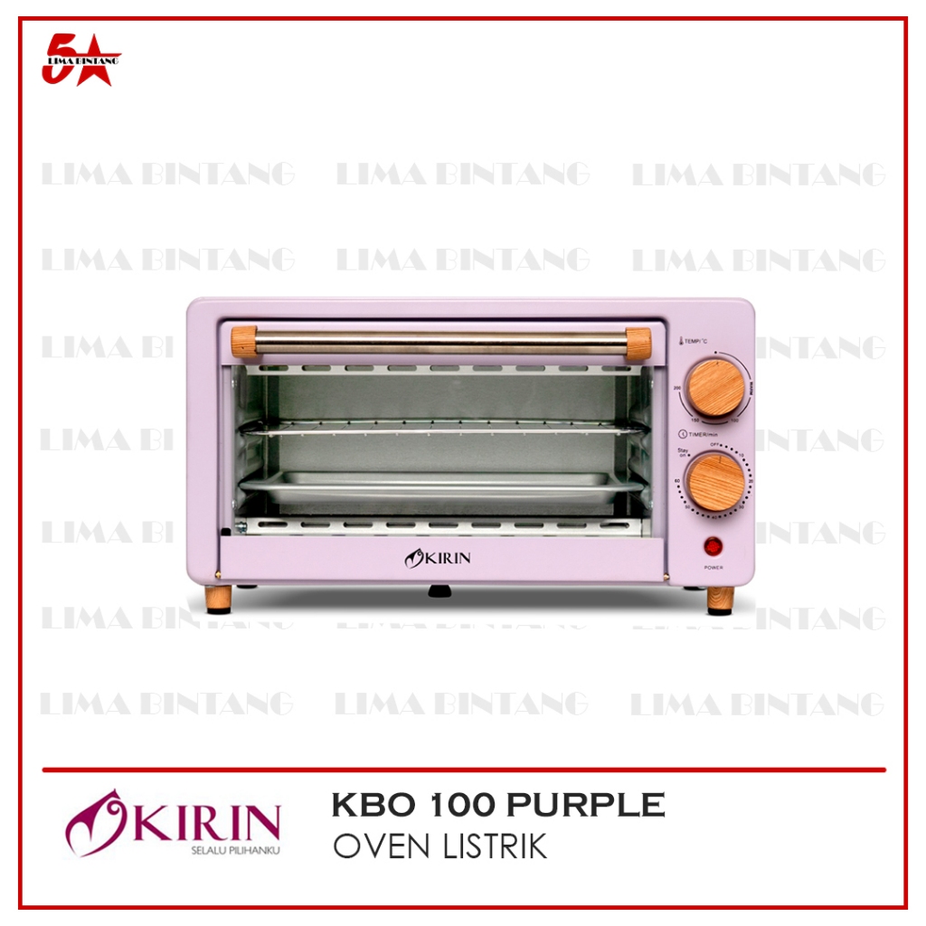 Jual OVEN LISTRIK 10 LITER KIRIN KBO-100 PURPLE/WHITE - WHITE | Shopee Indonesia